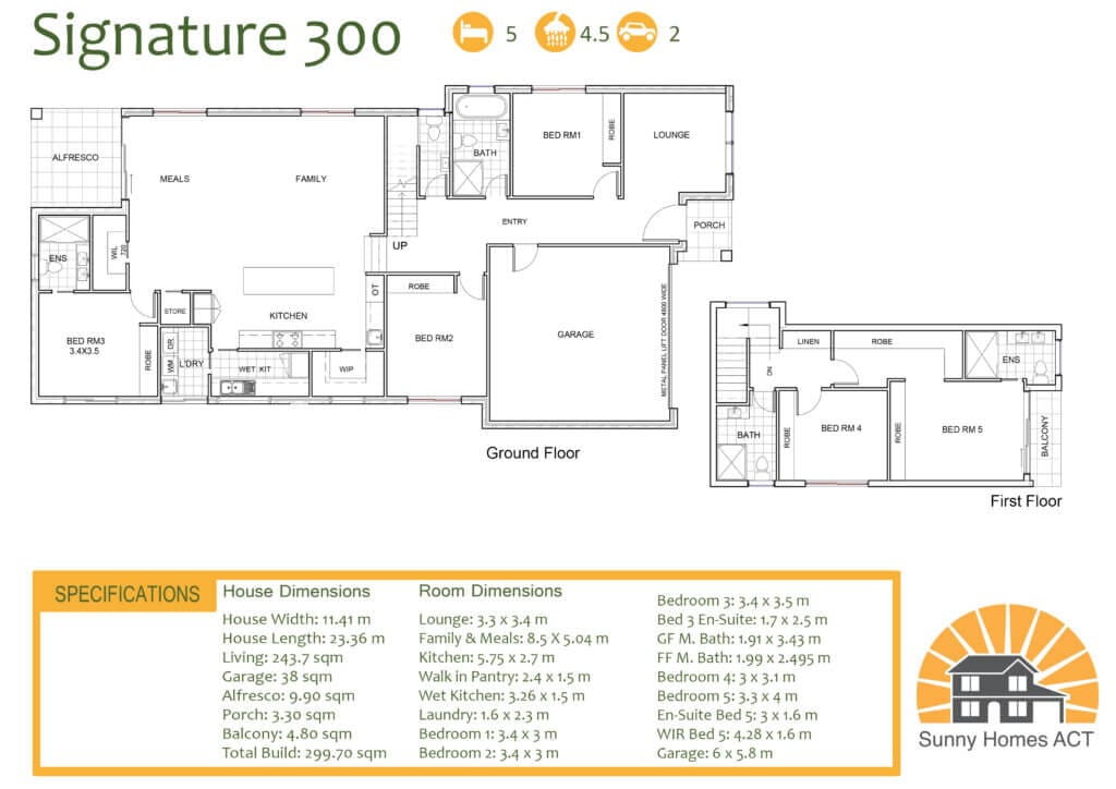 Signature 300 - Sunny Homes ACT